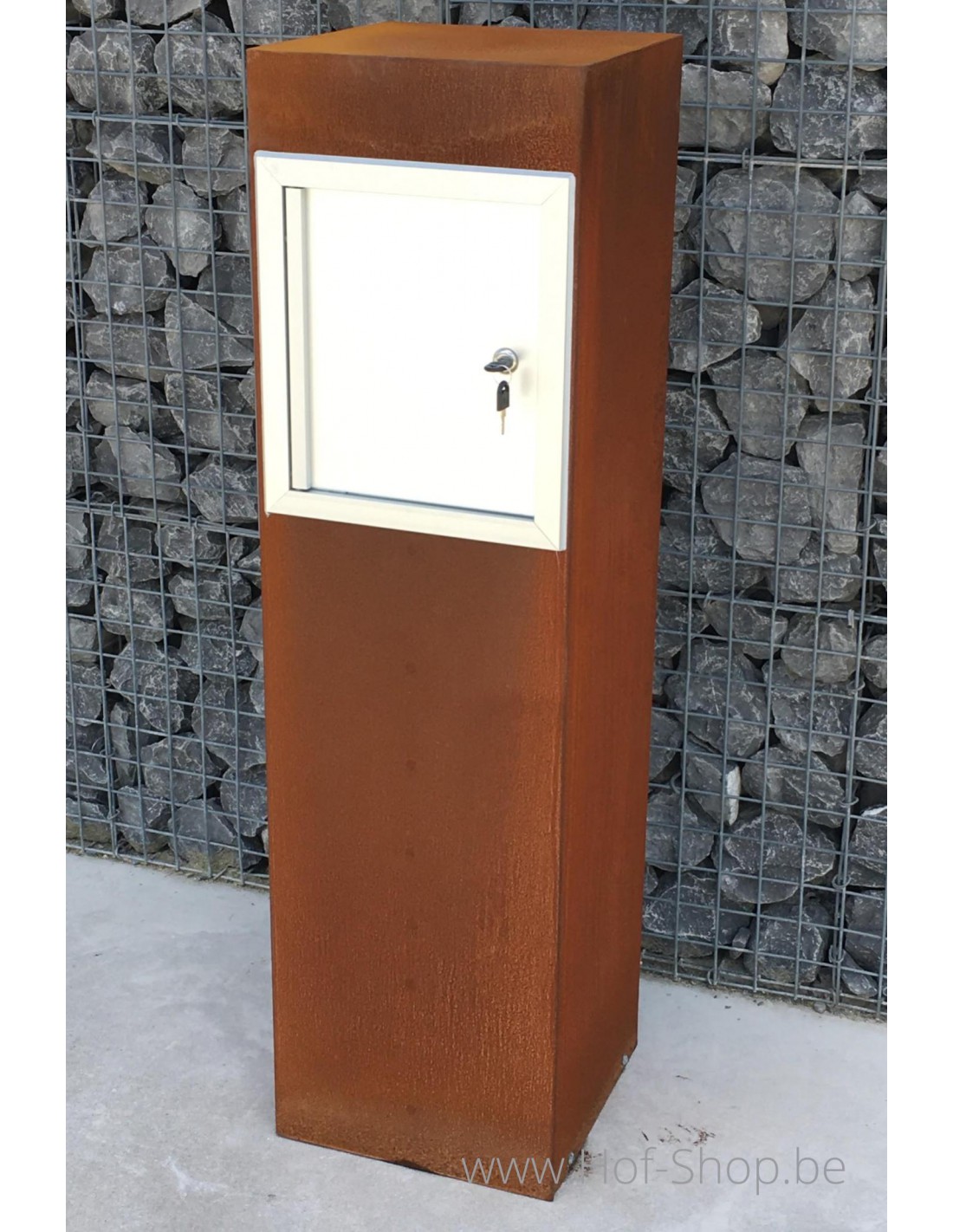 Genua - VASP brievenbus cortenstaal