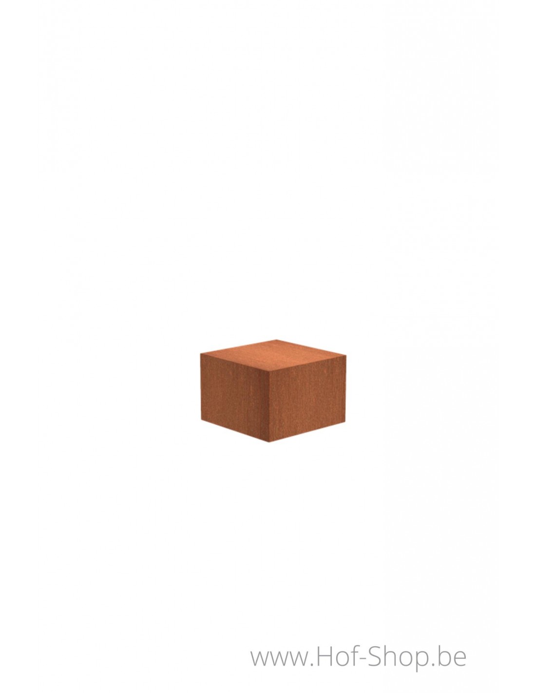 Socle 60 x 60 x 40 - socle en acier corten